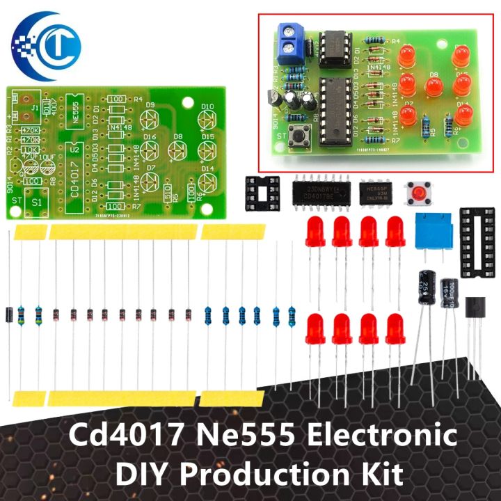 Electronic Dice Kit Led Dice Parts Cd4017 Ne555 Electronic DIY ...