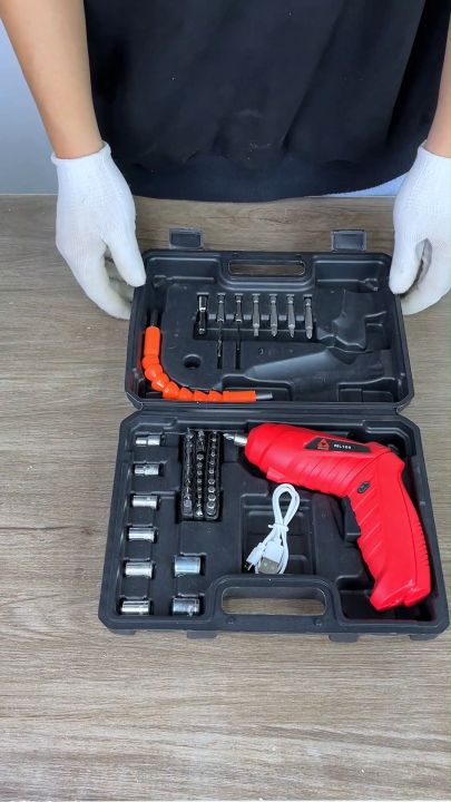 Mitsushi MIT-100 4.8V Li-ion torque wireless electric drill Cordless ...