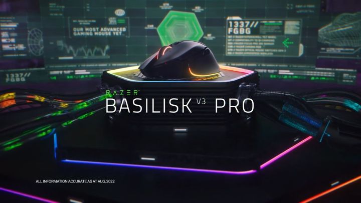 Razer Basilisk V3 Pro/35k Customizable Ergonomic Wireless Gaming Mouse ...