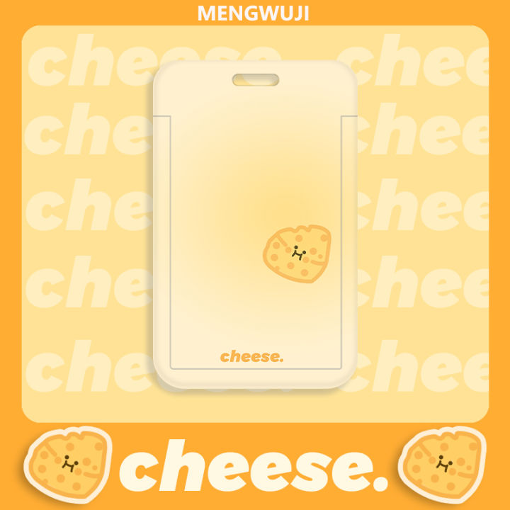 INS Cheese Cheese Creative Card Holder Campus Meal Card Student Bus ...