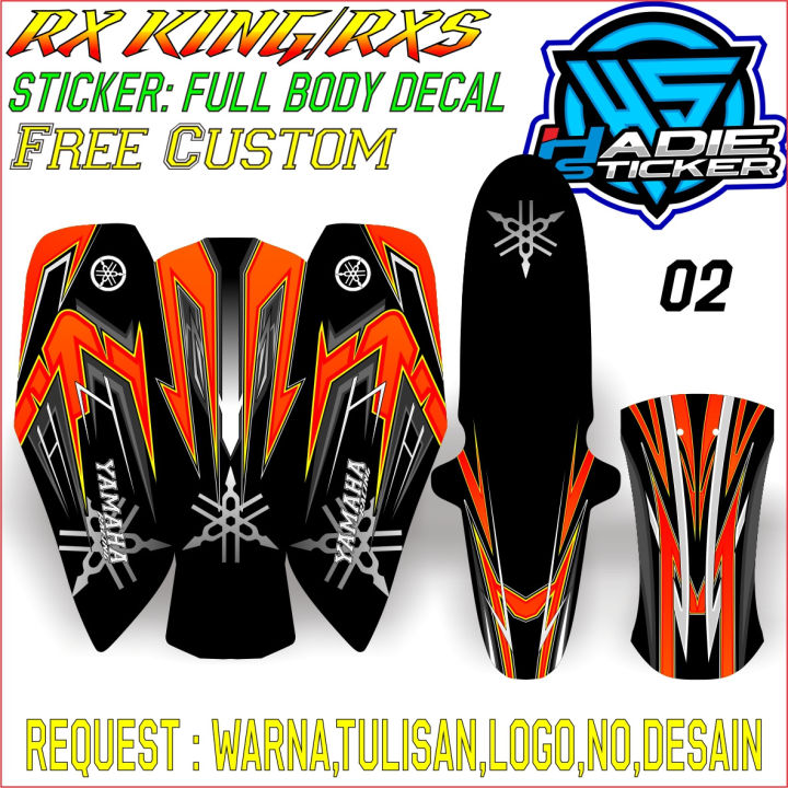 sticker RXKING/RX SPESIAL Full body decal custom | Lazada Indonesia