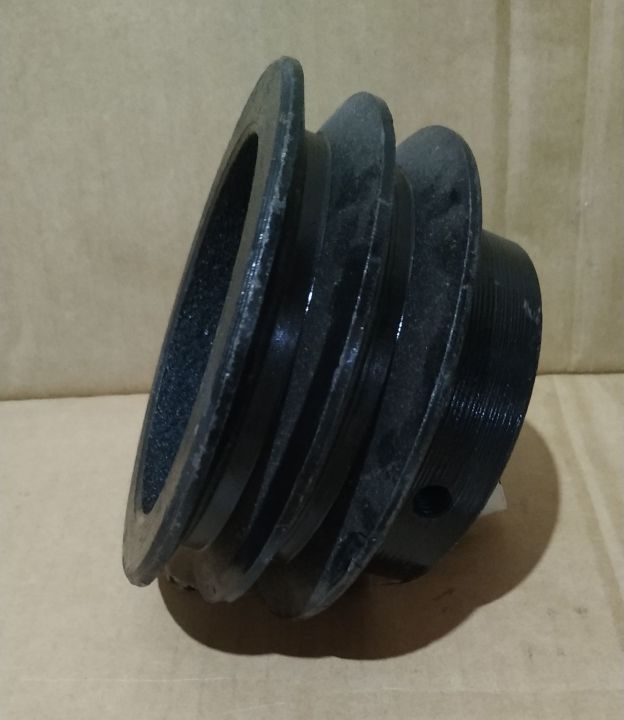 Pulley besi cor 12 cm B2 - as 20 mm (bisa REQUEST) BAHAN besi cor ...