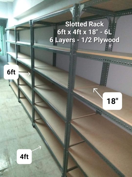 Slotted Rack - 6ft x 4ft x 18" - 6L (HxLxW) | Lazada PH