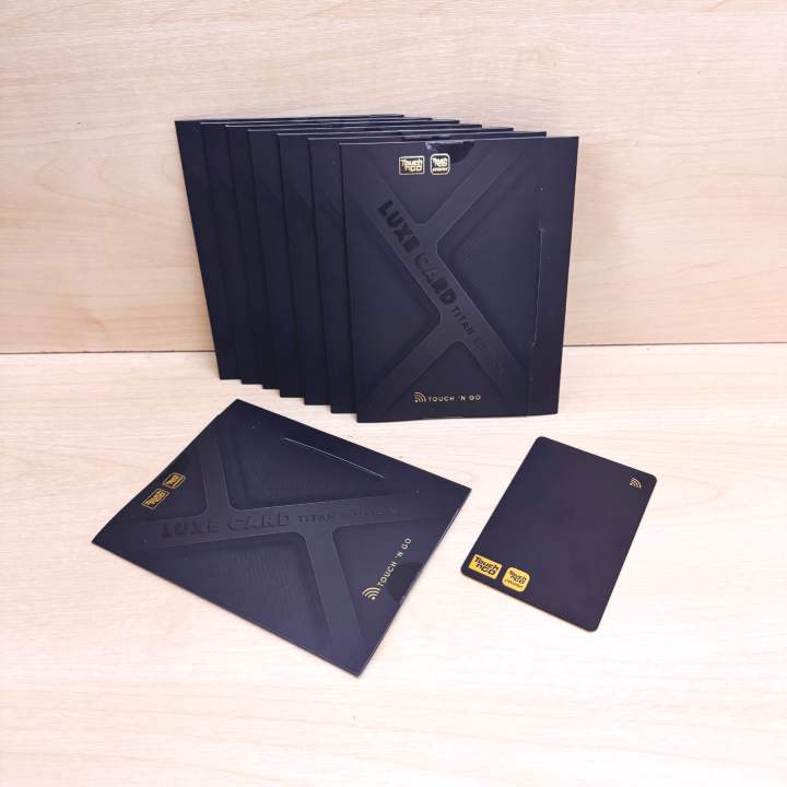 TnG Black Card Luxe Titan Limited Edition NFC Touch n Go | Lazada