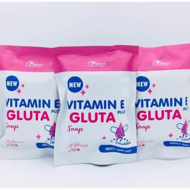 NEW Vitamin E Plus Gluta soap 80gram | Lazada