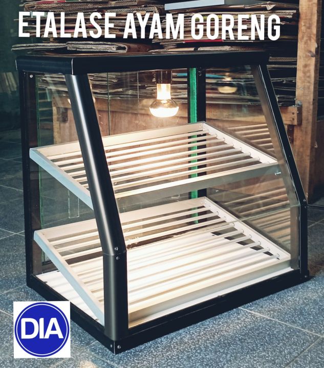 Etalase Ayam Goreng Brown 2 Rak | Lazada Indonesia