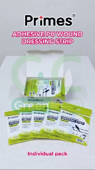 Primes Adhesive PU Wound Dressing Strip INDIVIDUAL PACKAGING(24PKT/BX ...
