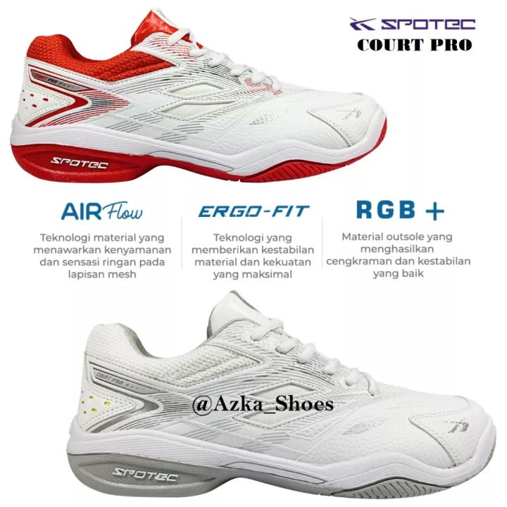 Spotec Court Pro | Sepatu Tenis | Sepatu Badminton | Lazada Indonesia