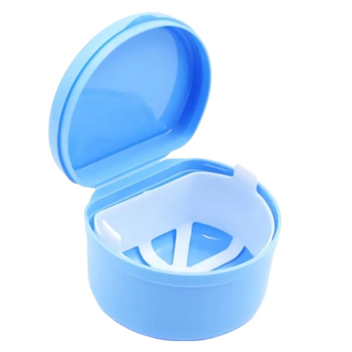 Elderly Denture Case Full Mouth Soaking Denture Storage Cleaning Box ...