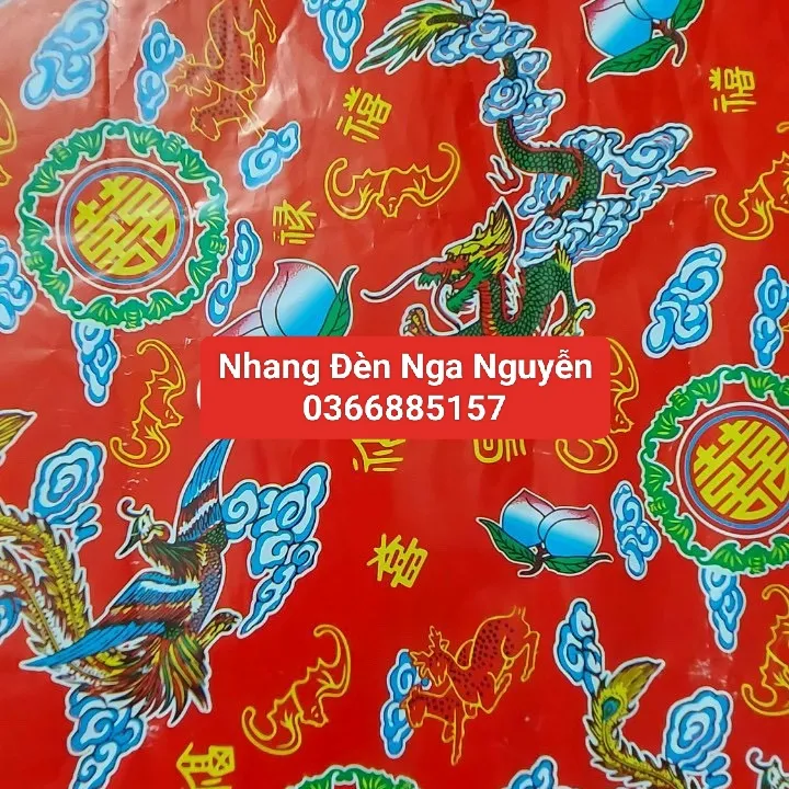 (Giá sỉ 100 tờ)Giấy long phụng bóng, hồng đơn vàng,đỏ,bông láng trang ...