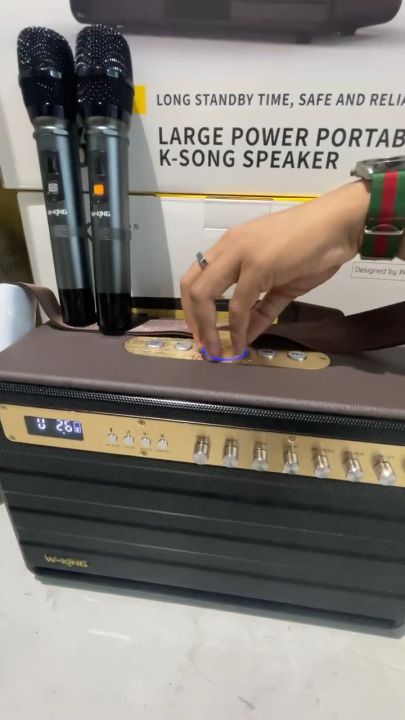 K6L Bluetooth Speaker ลำโพงบลูทูธเสียงทรงพลัง กำลังขับ 120W เบสกระหึ่ม เหมาะกับสายดนตรี ของแท้ ...