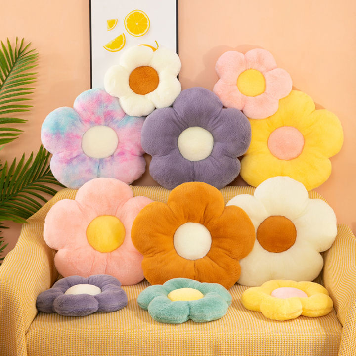Sunflower Plush Pillow Couch Living Room Flower Soft Toy Cute Chair ...