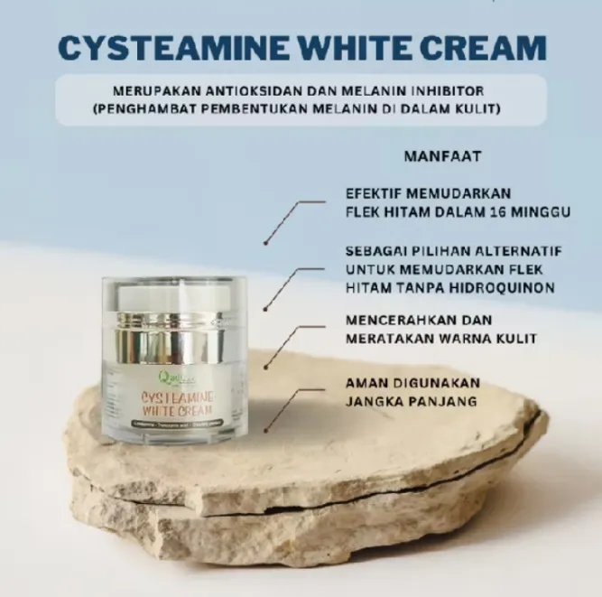 NEW Qadizza Cysteamine Tender Care 5% Whitecream Memudarkan flek hitam ...