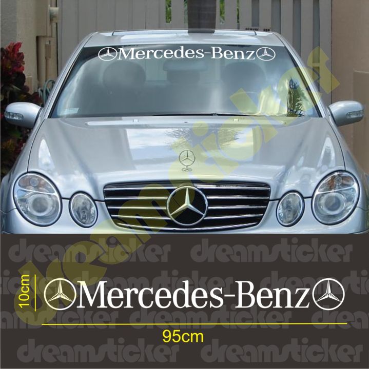 Sticker Stiker Mobil mercedes Benz Windshield | Lazada Indonesia