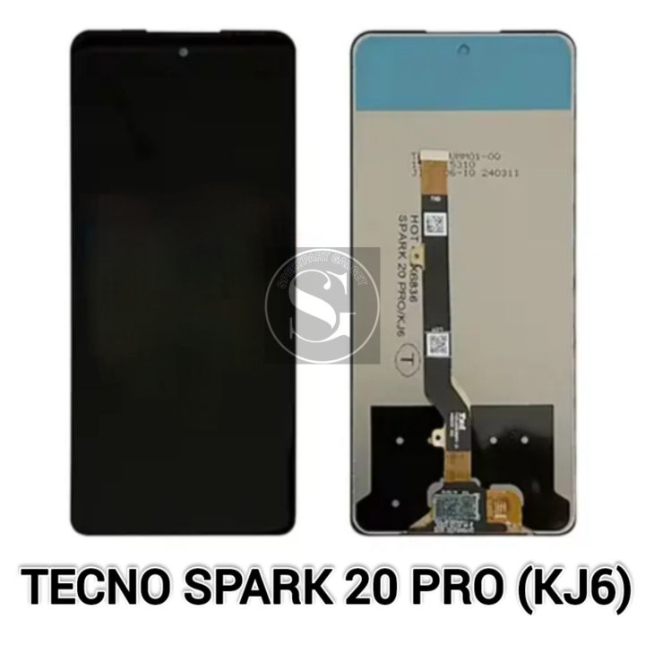 Lcd+touchscreen TECNO SPARK 20 PRO KJ6 full set | Lazada Indonesia