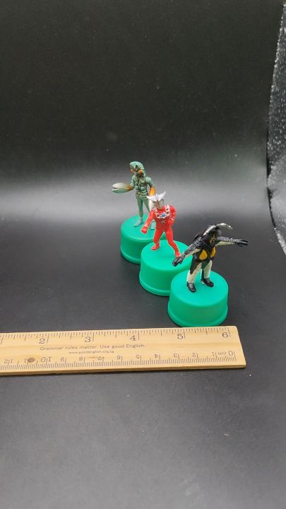 มินิฟิกเกอร์ งานฝา หายาก Ultraman Leo Alien Baltan Zetton mini figure ...