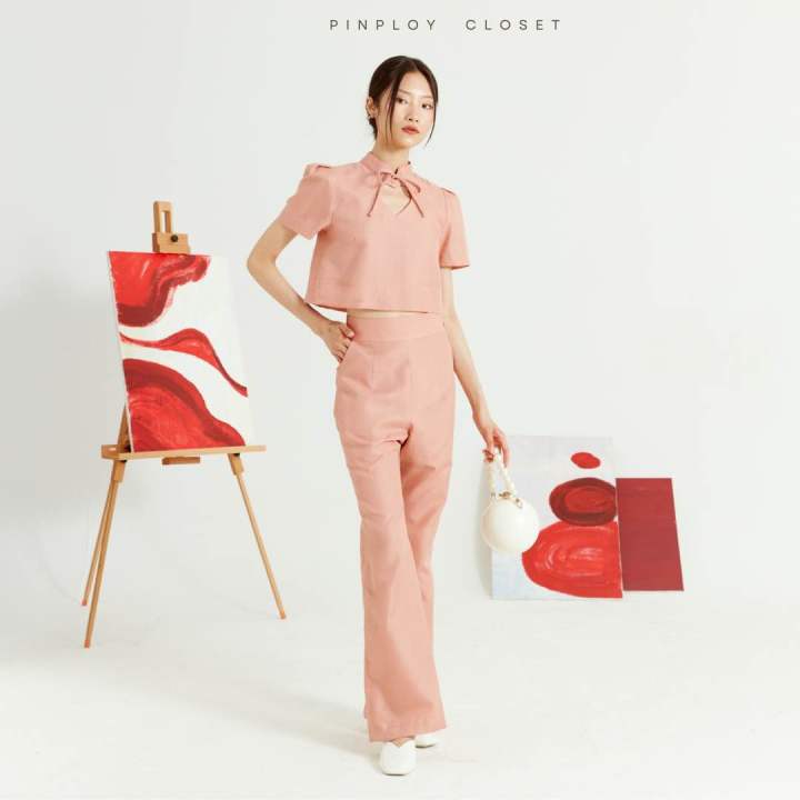 Ping An Pink (Top or Long Pants) - PINPLOY CLOSET | Lazada.co.th