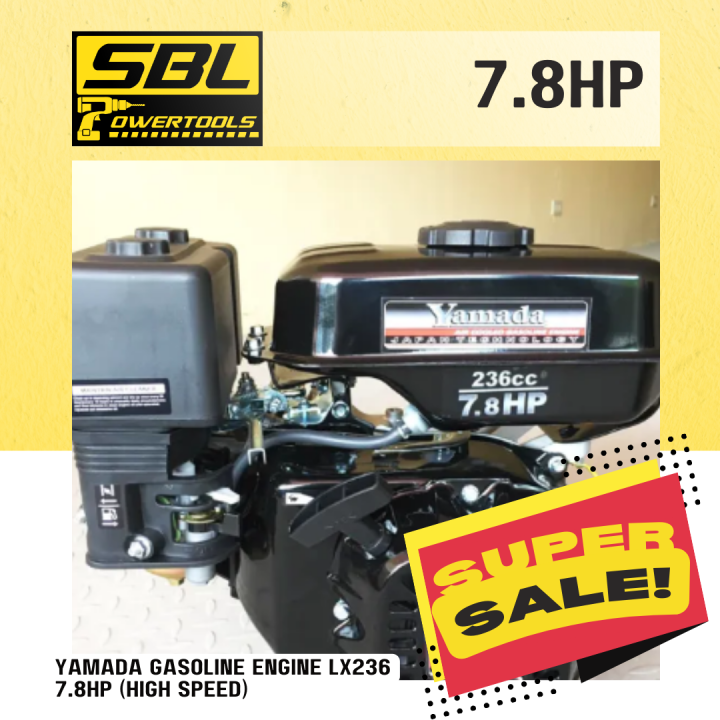 YAMADA Gasoline Engine 7.8HP (High Speed) LX236 | Lazada PH