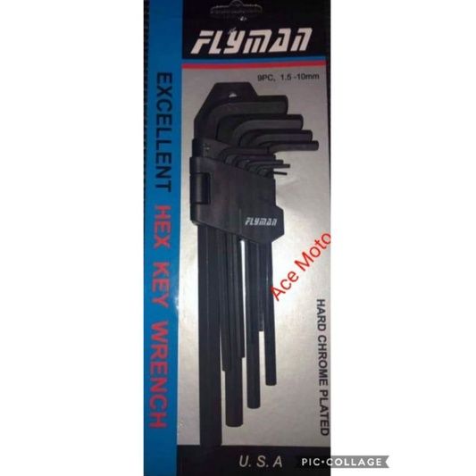 Flyman Standard Type Allen Wrench Set Original (Long) | Lazada PH