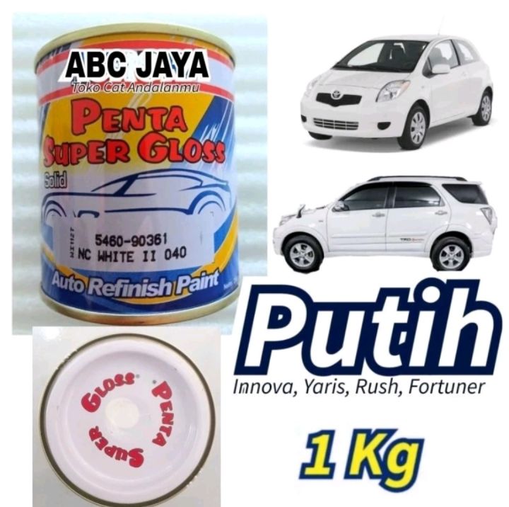 Cat Penta Super Gloss 1kg 5460 - 90361 White II 040 Putih Innova Putih ...