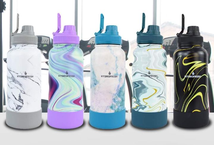 Hydrofresh flask Tumbler stainless Steel With Sporty Handle 1L | Lazada PH