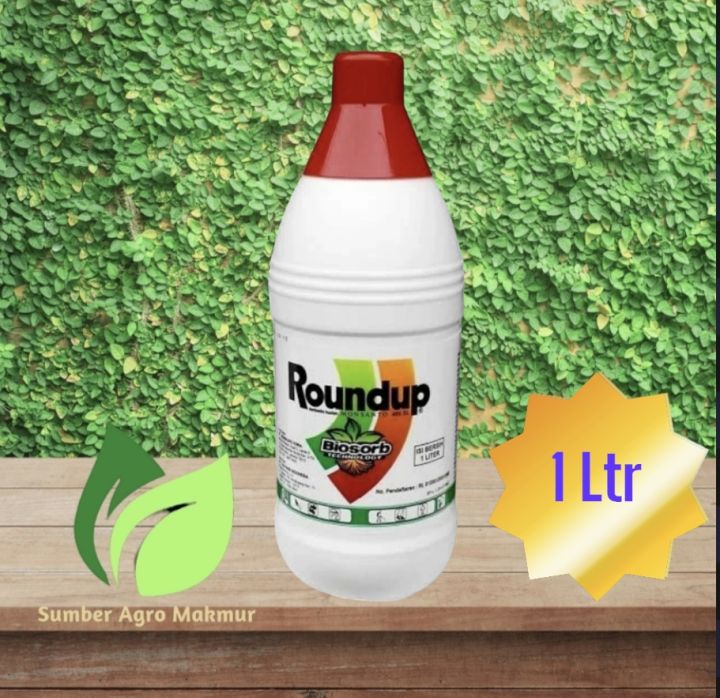 ROUNDUP 486 SL 1 LITER HERBISIDA PEMBASMI RUMPUT DAN GULMA | Lazada ...