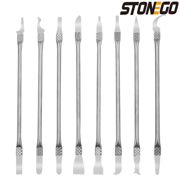 Stonego ชิปวงจรรวม8อิน1สำหรับซ่อมซีพียูชุดกดสิวบางซ่อมเศษโลหะฝังเพื่อ ...