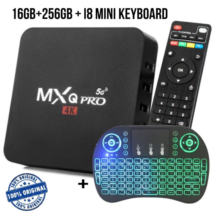 MX Q Pro 4k 5G 16+256GB Ultra HD TV Box Android 11.1 Smart tv 2022 New ...