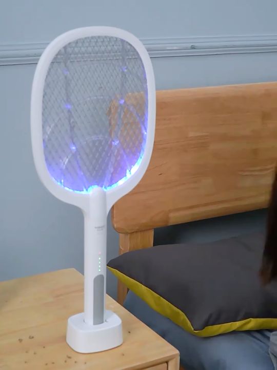 Electric mosquito swatter USB Charging Portable Fly Killer Racquet ...