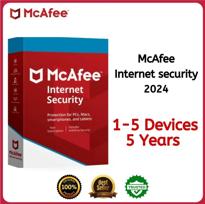 Mcafee Internet Security 5 Years For Win/Mac (PC) | Lazada Singapore