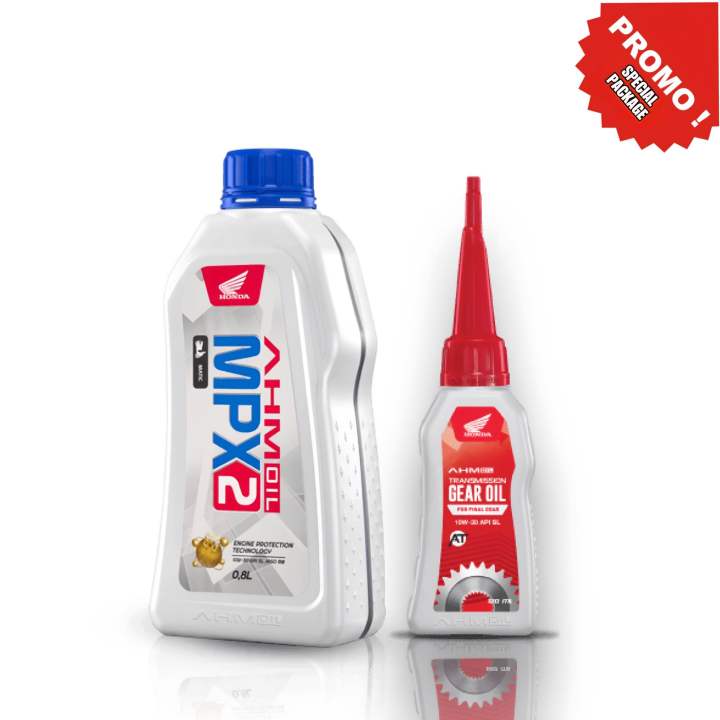PAKET SPESIAL OLI AHM MATIC MPX2 800ml DAN GEAR OIL AHM 120ml (kemasan ... PAKET SPESIAL OLI AHM MATIC MPX2 800ml DAN GEAR OIL AHM 120ml (kemasan ...
