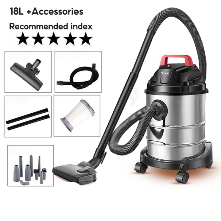 Tixx Vacuum Cleaner Dry and Wet 304 Stainless Large Capacity Strong ...