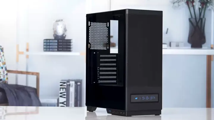 YGT V8202 PC Case With Screen Tempered Glass Micro ATX Gaming Desktop ...