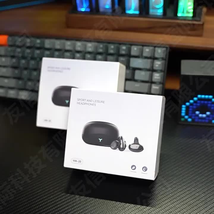 New Hot TWS Clip-on Sports Inligent Noise Reduction Non-Bone Conduction ...