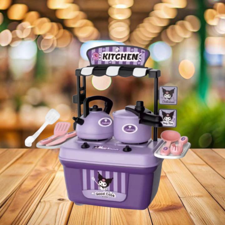 Kuromi Mini Kitchen Set Playset for Kids | Lazada PH