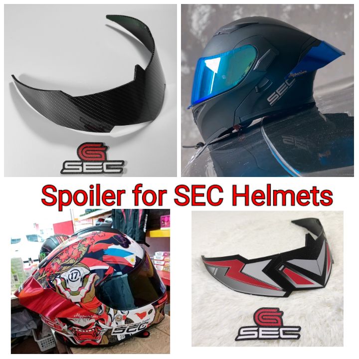 SEC Helmet Spoiler ( Universal) | Lazada PH