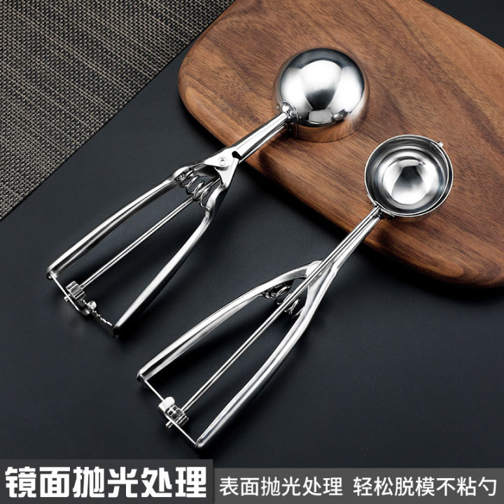 Stainless Steel Ice Cream Spoon Scoop Baller Kitchen Tool for Fruit ...
