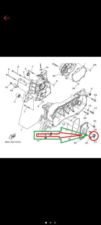 Yamaha mio i 125 / soul i 125 Oil Seal Crankshaft Oil Seal Segunyal ...