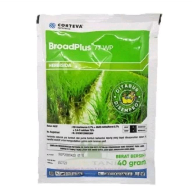 Broadplus 77 wp Pengganti Ally plus Herbisida Obat Rumput di Sawah ...