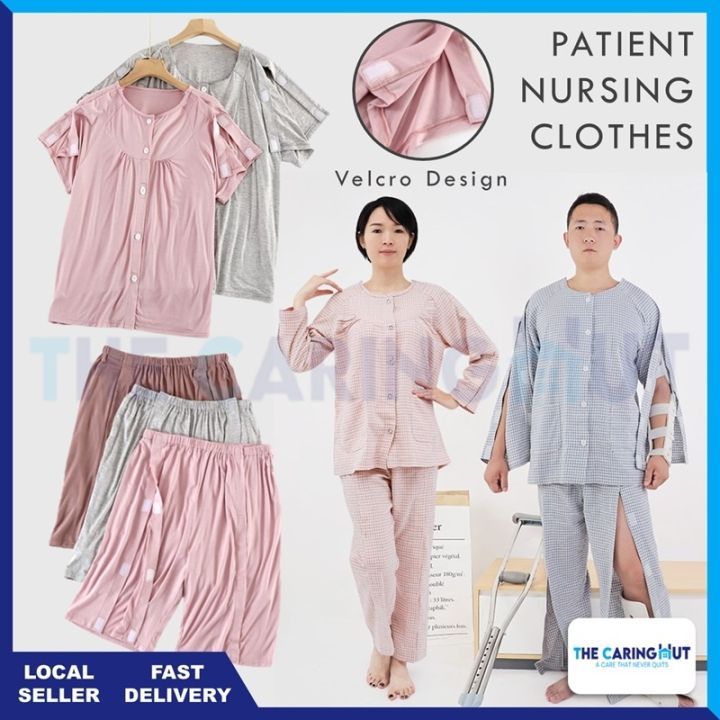 🏅Patients Nursing Clothes Men Ladies For Disability Dialysis Fracture ...