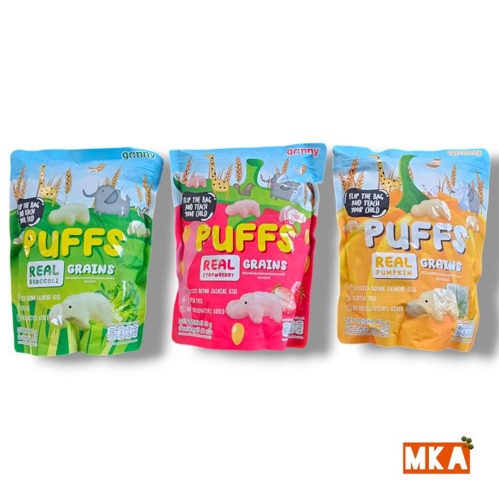 Grinny Puffs Real Grains Series 60grams | Lazada PH