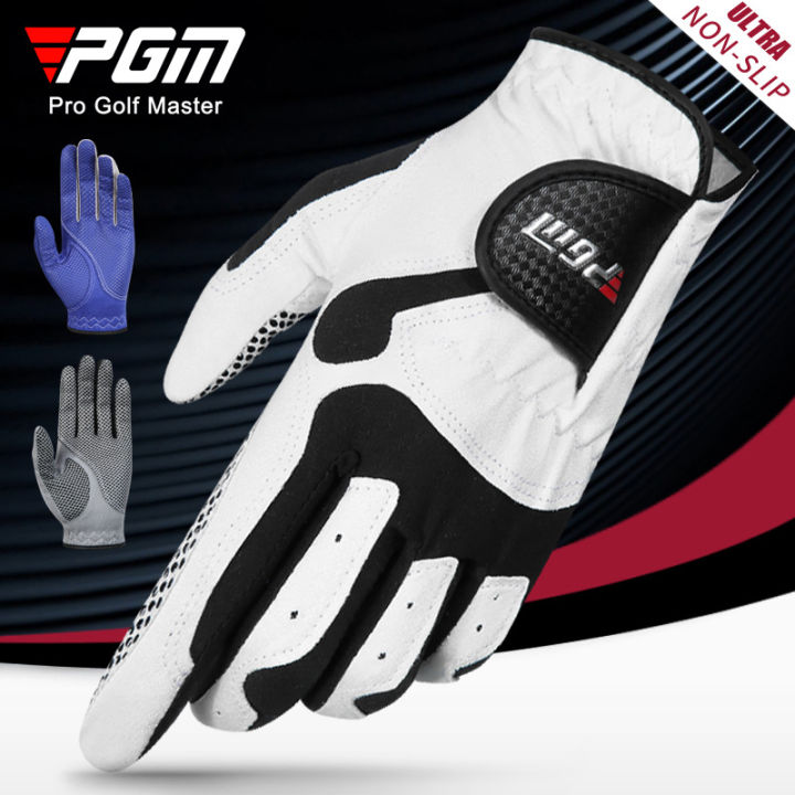 PGM Professional Golf Gloves Microfiber Fabric Breathable Non slip Gloves Swing and Push ...
