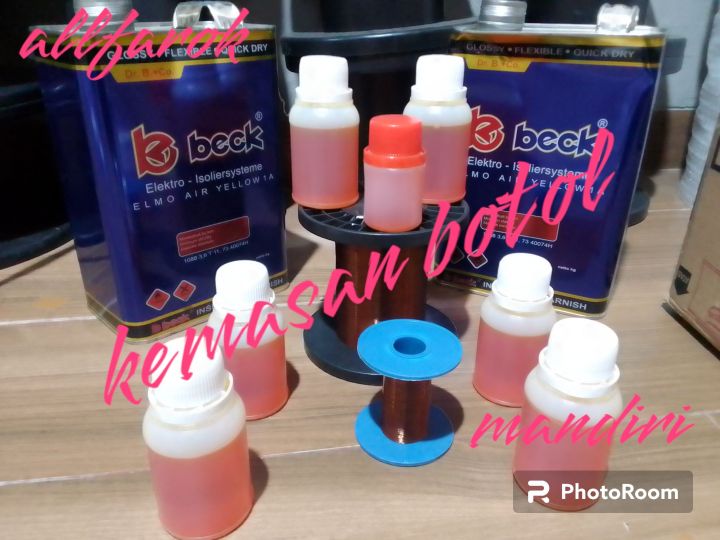 ISULATIK SIRLAK VANISH BECK PELEKAT KAWAT TEMBAGA.SEPUL MOTOR. / TRAFO ...