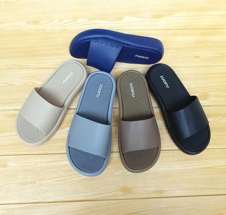 sandal selop wanita luofu E7208 | Lazada Indonesia