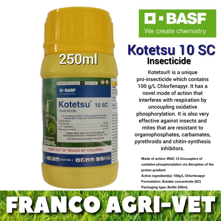 BASF Kotetsu 10 SC ( 250ml ) Insecticide | Lazada PH