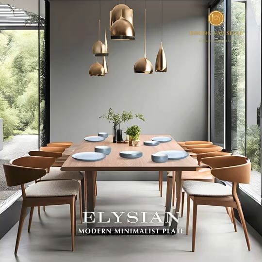 Dining Vaisselle - จานชาม Modern Grey Elysian Plate Set สไตล์โมเดิร์น ...
