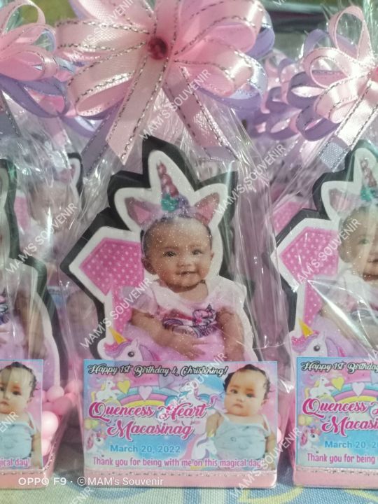 Unicorn photo standee souvenir for birthday/christening | Lazada PH