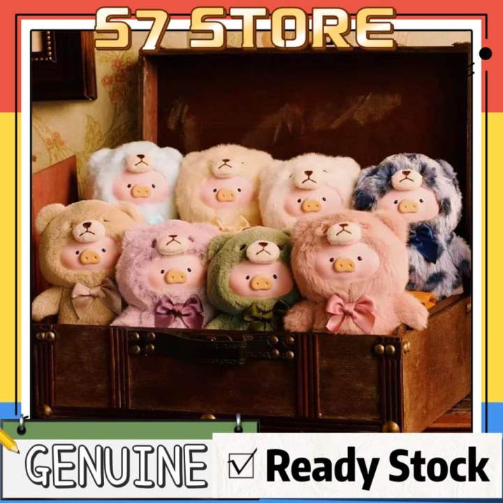 Genuine 52TOYS Canned Pig TEDDY LULU PIG Retro Teddy Vinyl Plush ...