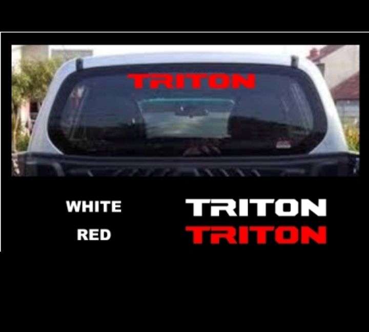Mitsubishi Strada New Triton Logo Sticker | Lazada PH