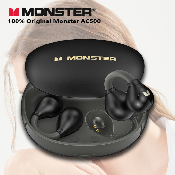Monster Open Ear AC500 Bone Conduction 5.3 Bluetooth Wireless Sports ...